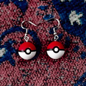 Pokeball Earrings Pokemon Earrings - Etsy