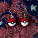 Pokeball Earrings Pokemon Earrings - Etsy