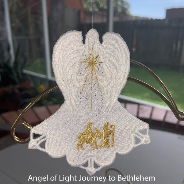 Lace Angel Ornament - Etsy