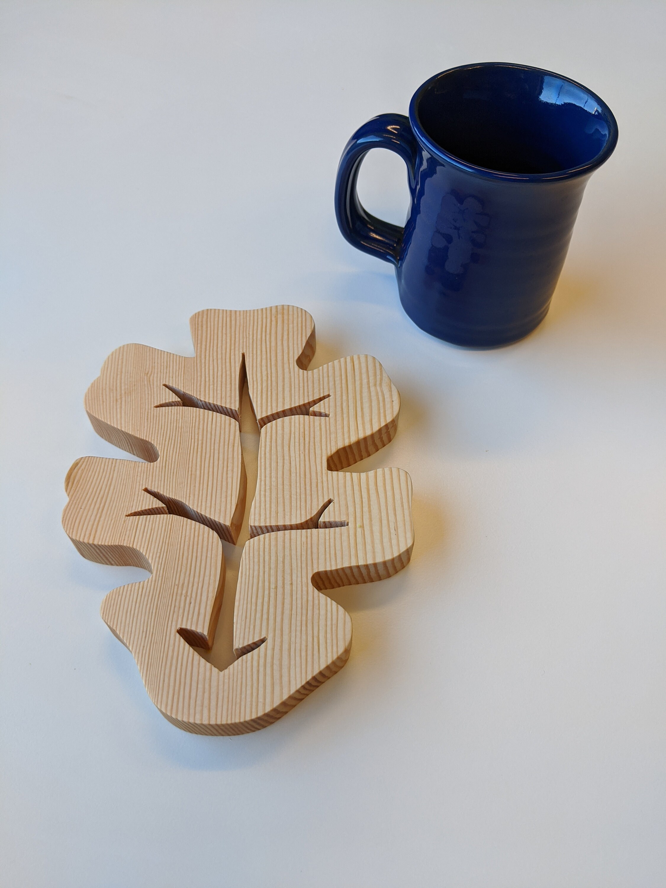 Handmade Oak Leaf Trivet Oak Leaves Oak Trivet Kitchen | Etsy