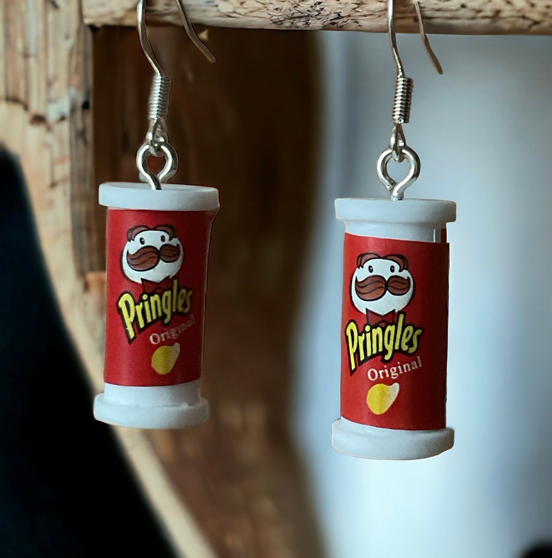 Pringles Potato Chip Earrings Stainless Steel - Etsy