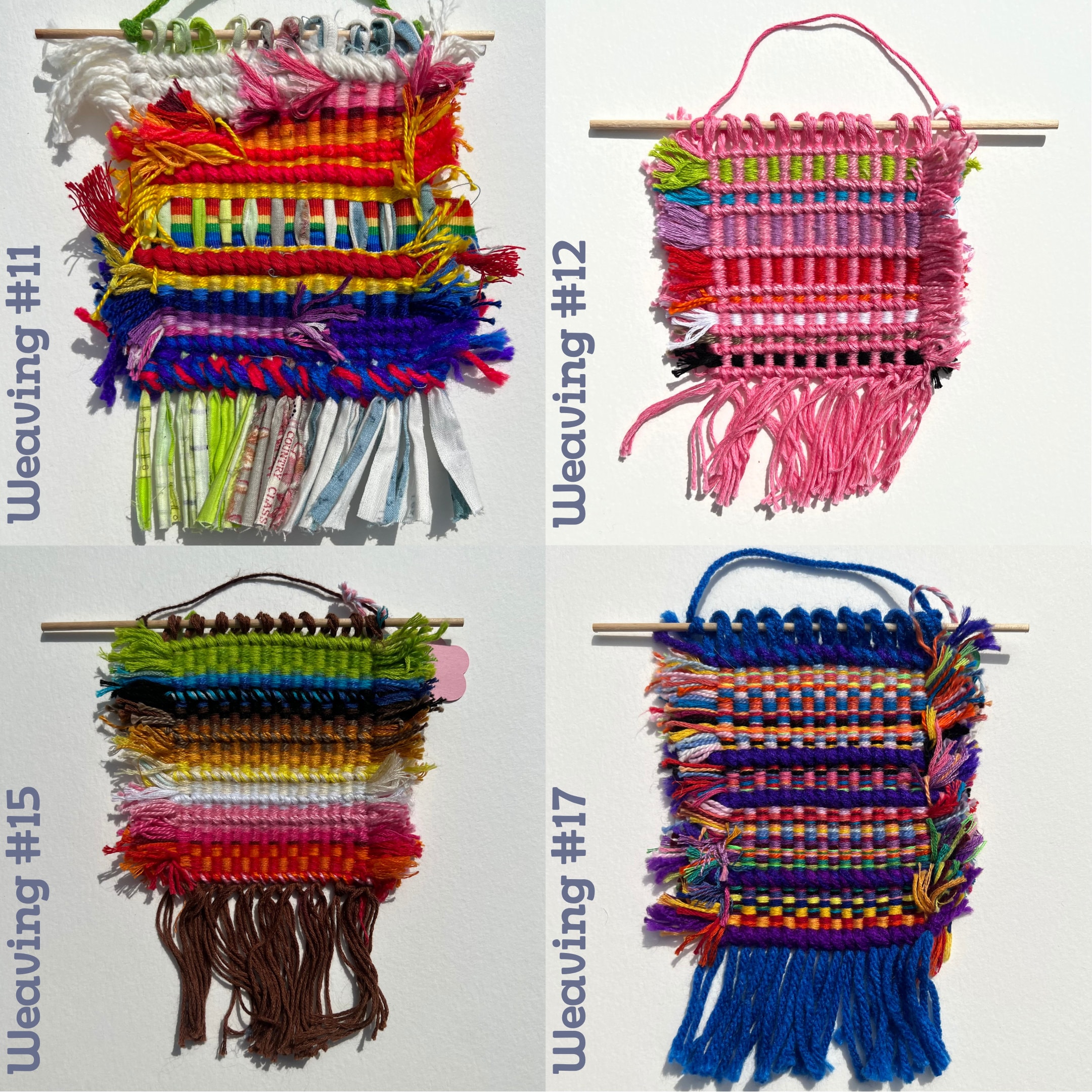 Mini Woven Wall Decorations Room Decor Handmade Weavings - Etsy