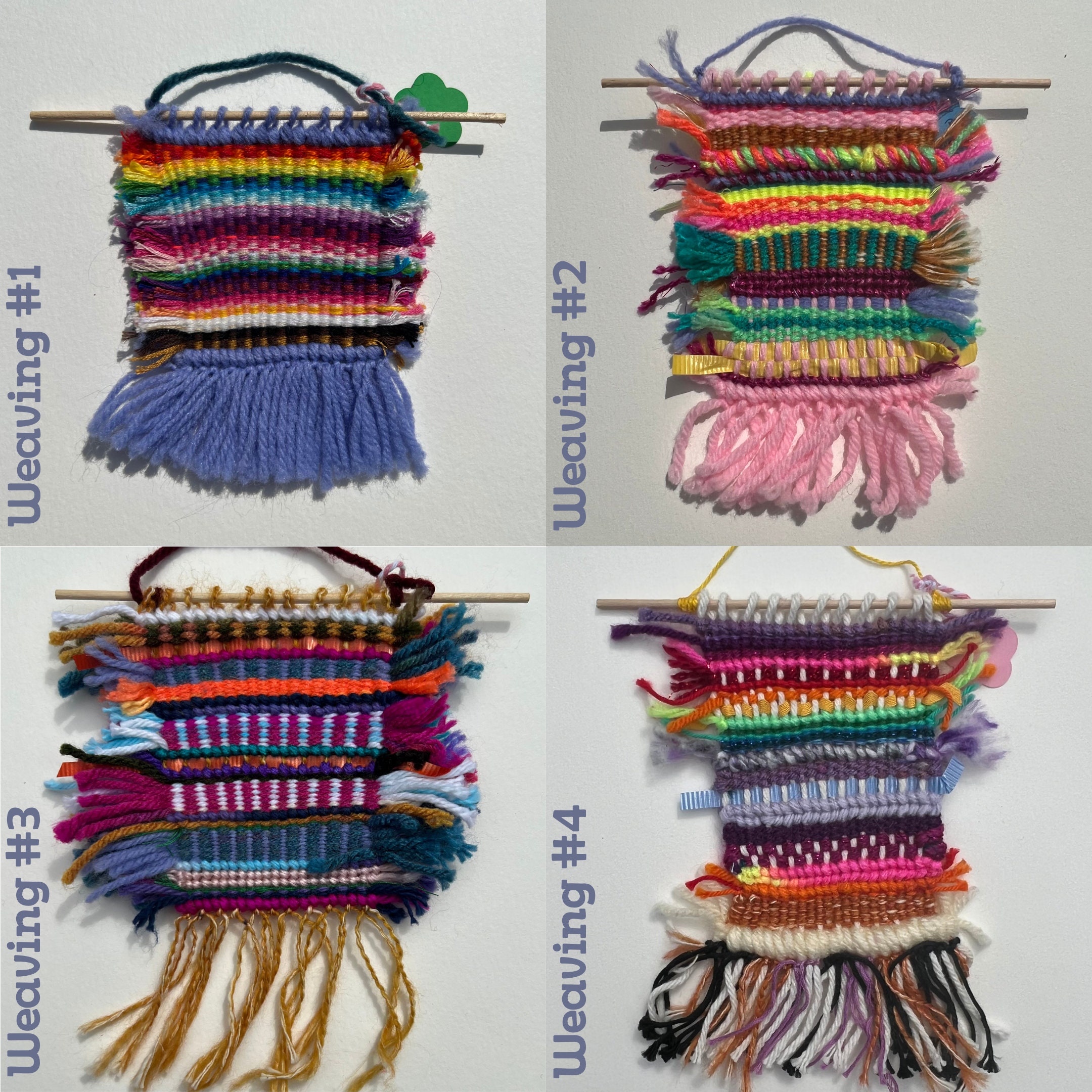 Mini Woven Wall Decorations Room Decor Handmade Weavings - Etsy