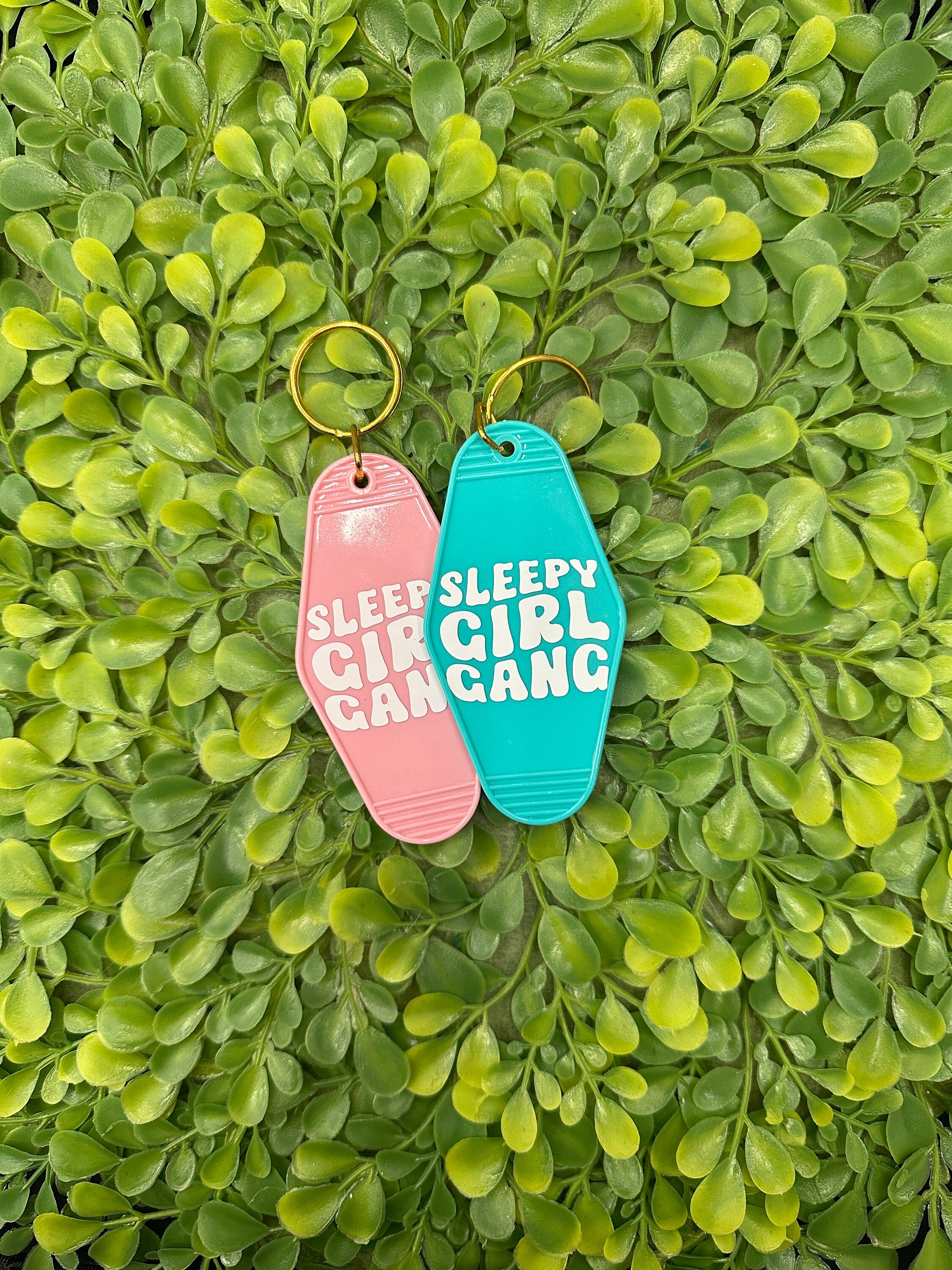 Sleepy Girl Gang Motel Keychain | Retro Inspired Keychain | Boyfriend ...