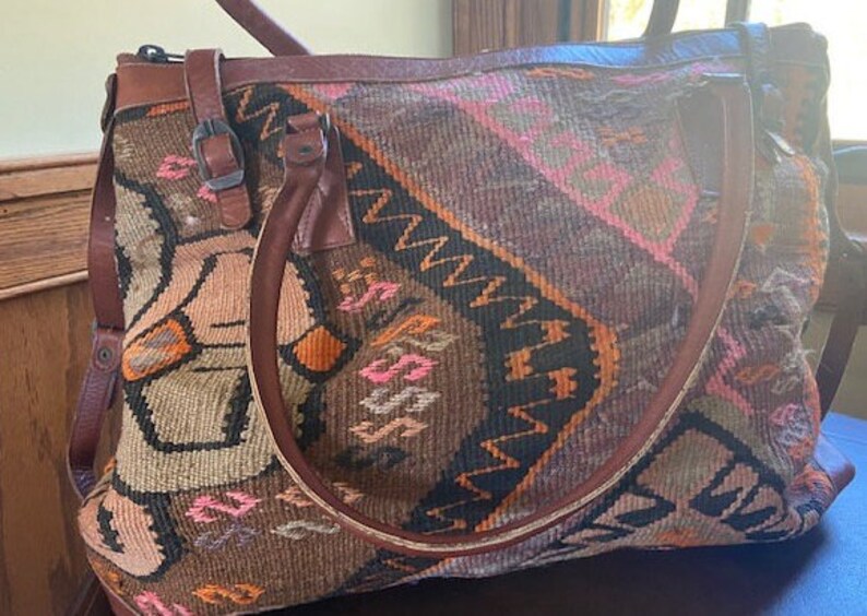 Tapestry Weekender Bag - Etsy