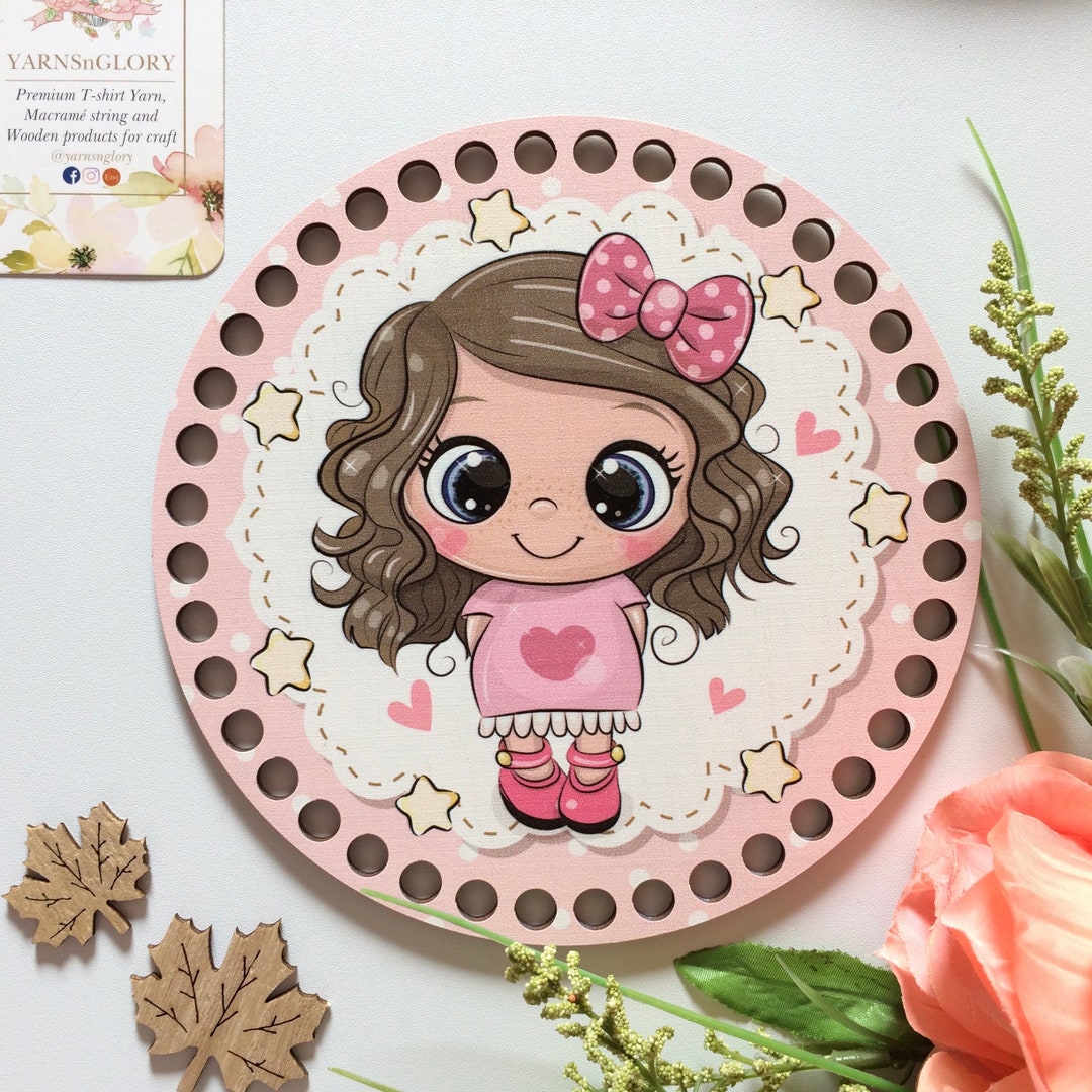 Select PRINCESS GIRL Basket Bases/lid 16cm, Boho Kids Room Decor ...