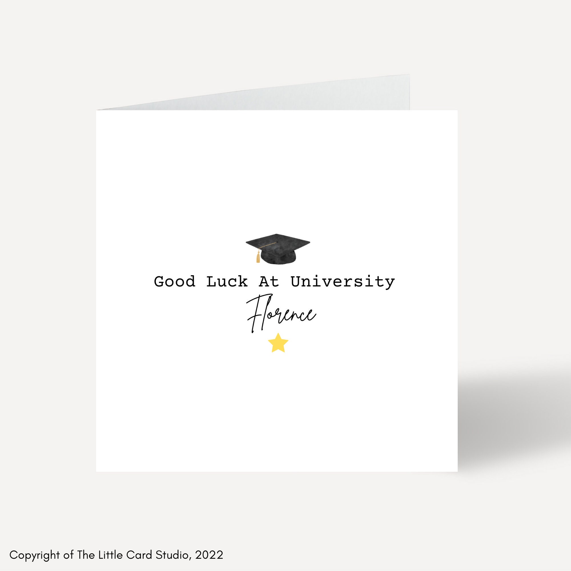 Good Luck at University Card Leaving for Uni Card - Etsy UK
