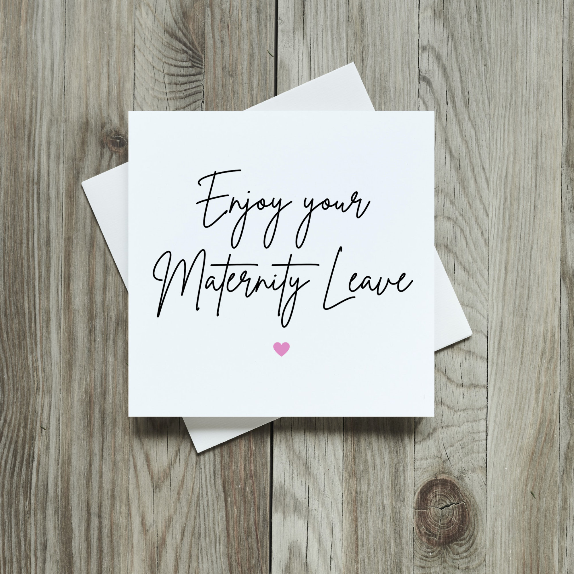 Enjoy Your Maternity Leave Card Leaving to Have A Baby New - Etsy UK