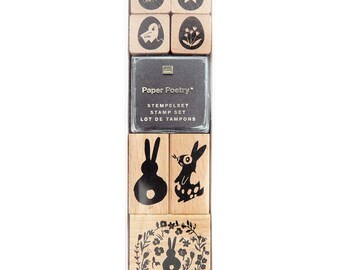 Rico Design Paper Poetry Stamp Set Easter Eggs 7 Stamps - Etsy