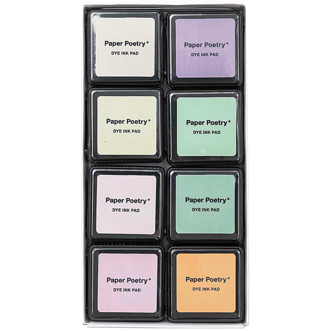 Rico Design Paper Poetry Ink Ink Pad Set 8 Colors Pastel Mix - Etsy