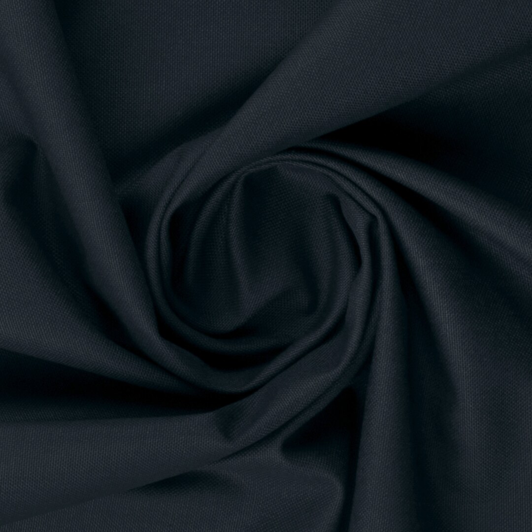 Canvas Fabric Dark Blue Plain Fabric Cotton Blue Cotton Fabric - Etsy