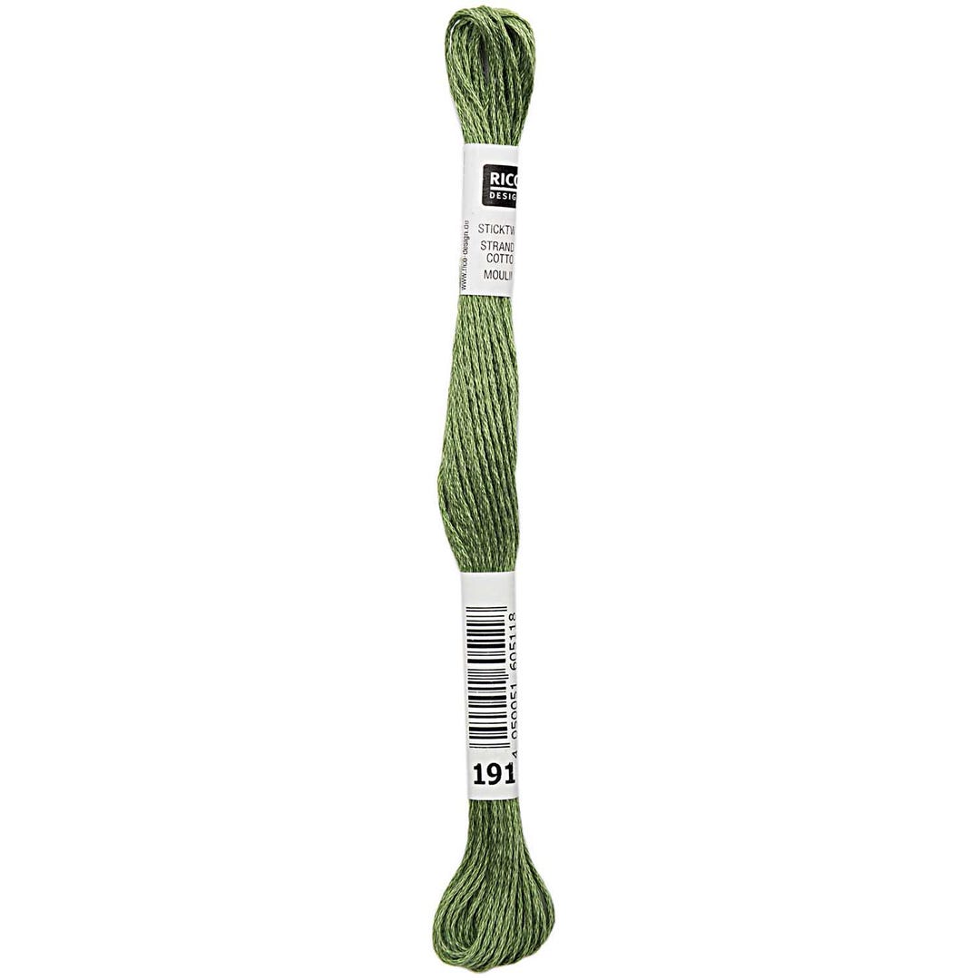 Rico Design Embroidery Thread Light Green 8 M Embroidery Twist Rico ...