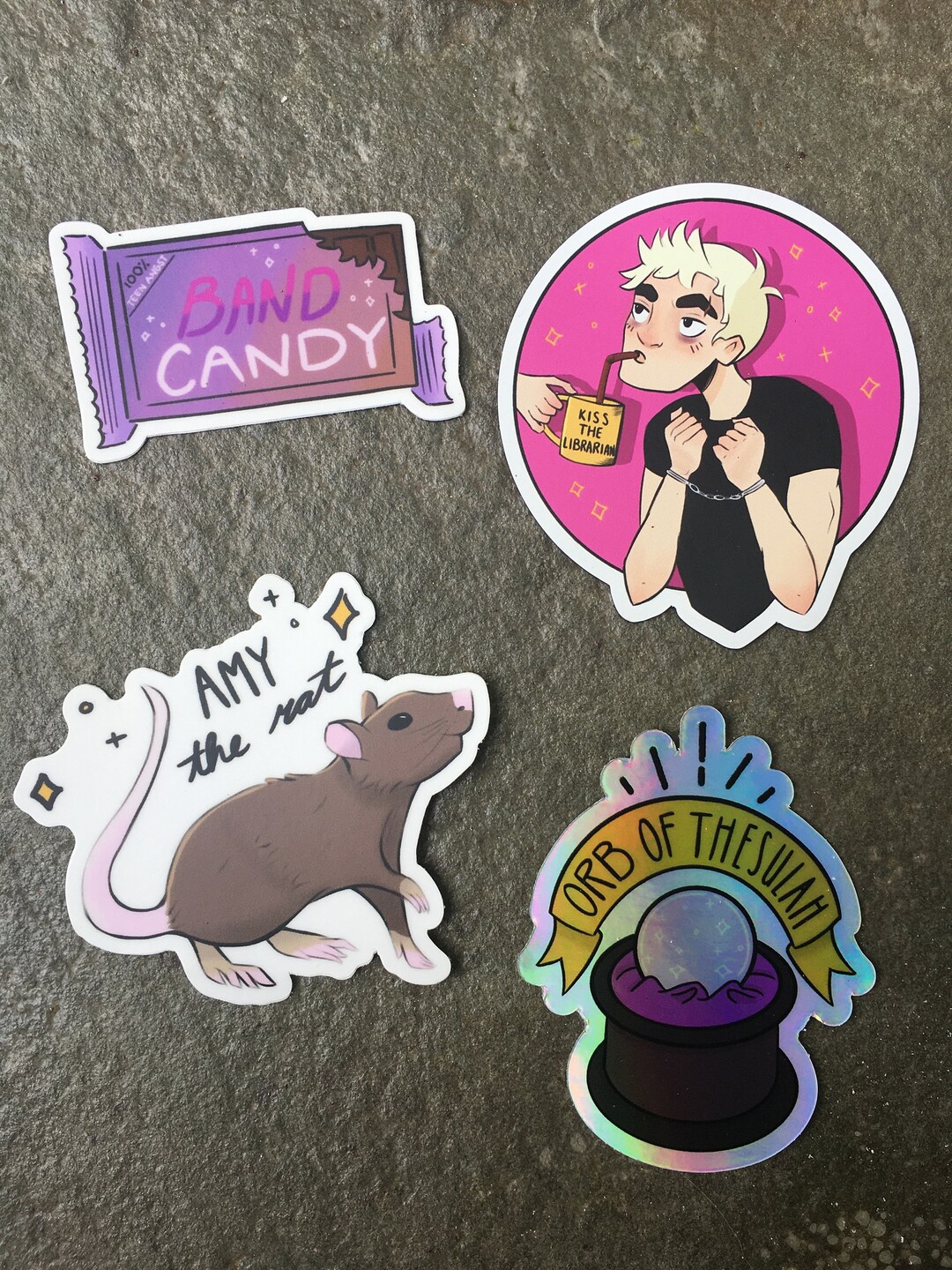 Buffy Sticker Pack Buffy Stickers, Buffy Magnet, Slayer Stickers, Spike ...