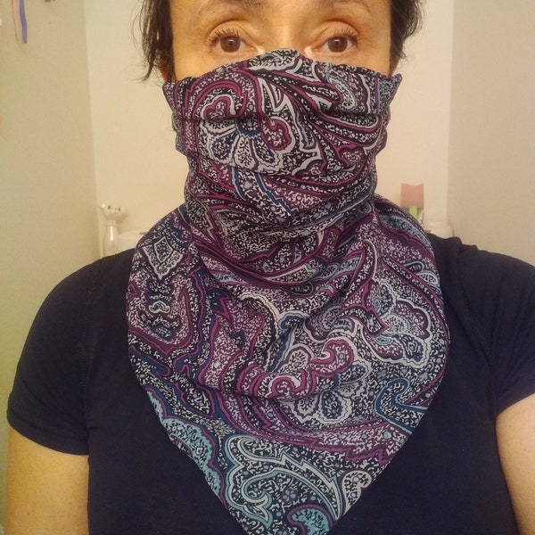 Scarf Mask - Etsy