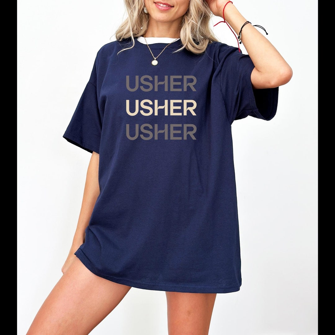 Usher 2024 Tour T Shirt, Usher World Tour Shirt, Usher Past Present ...
