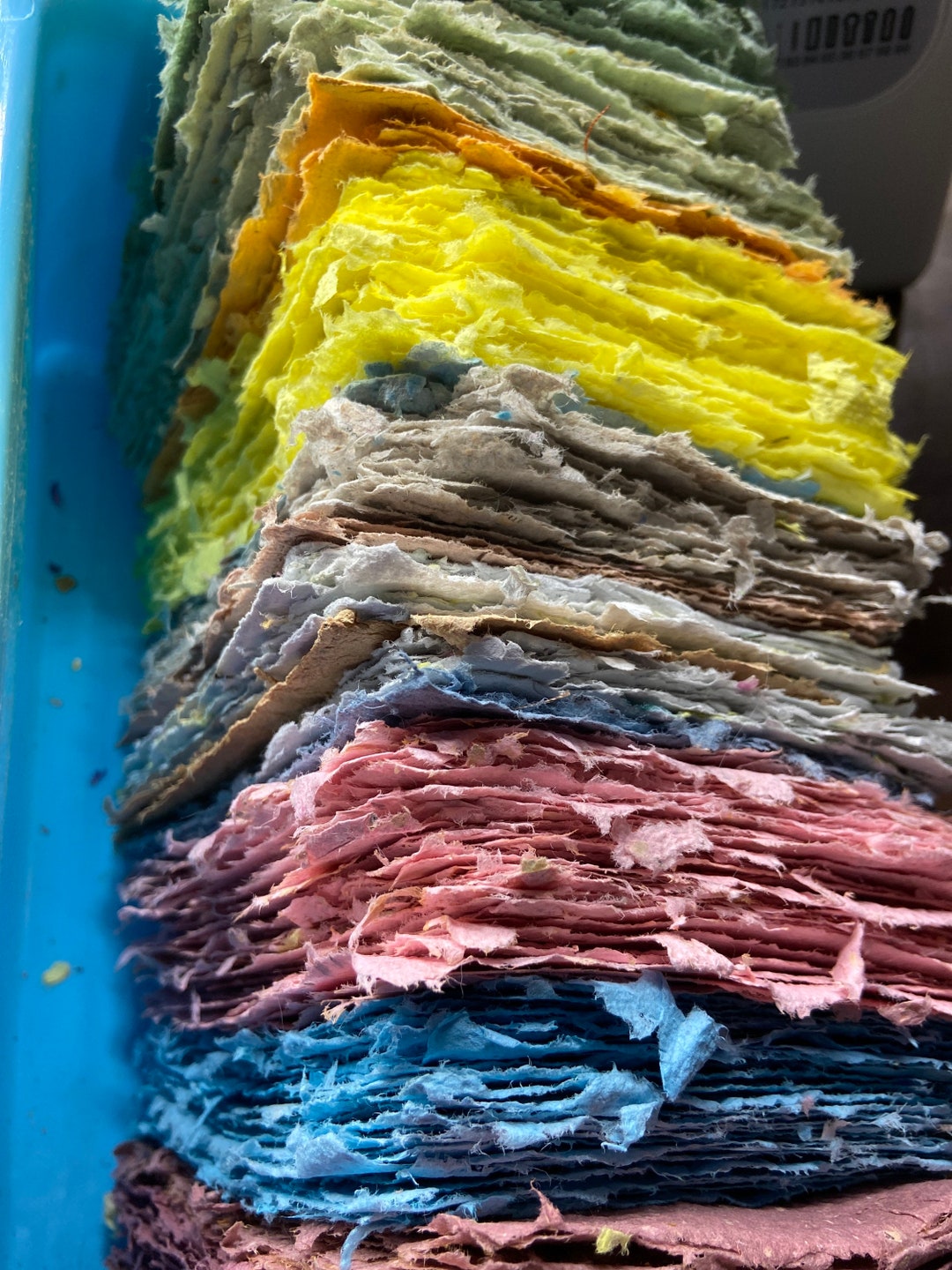 Handmade Paper Sample Pack - Etsy