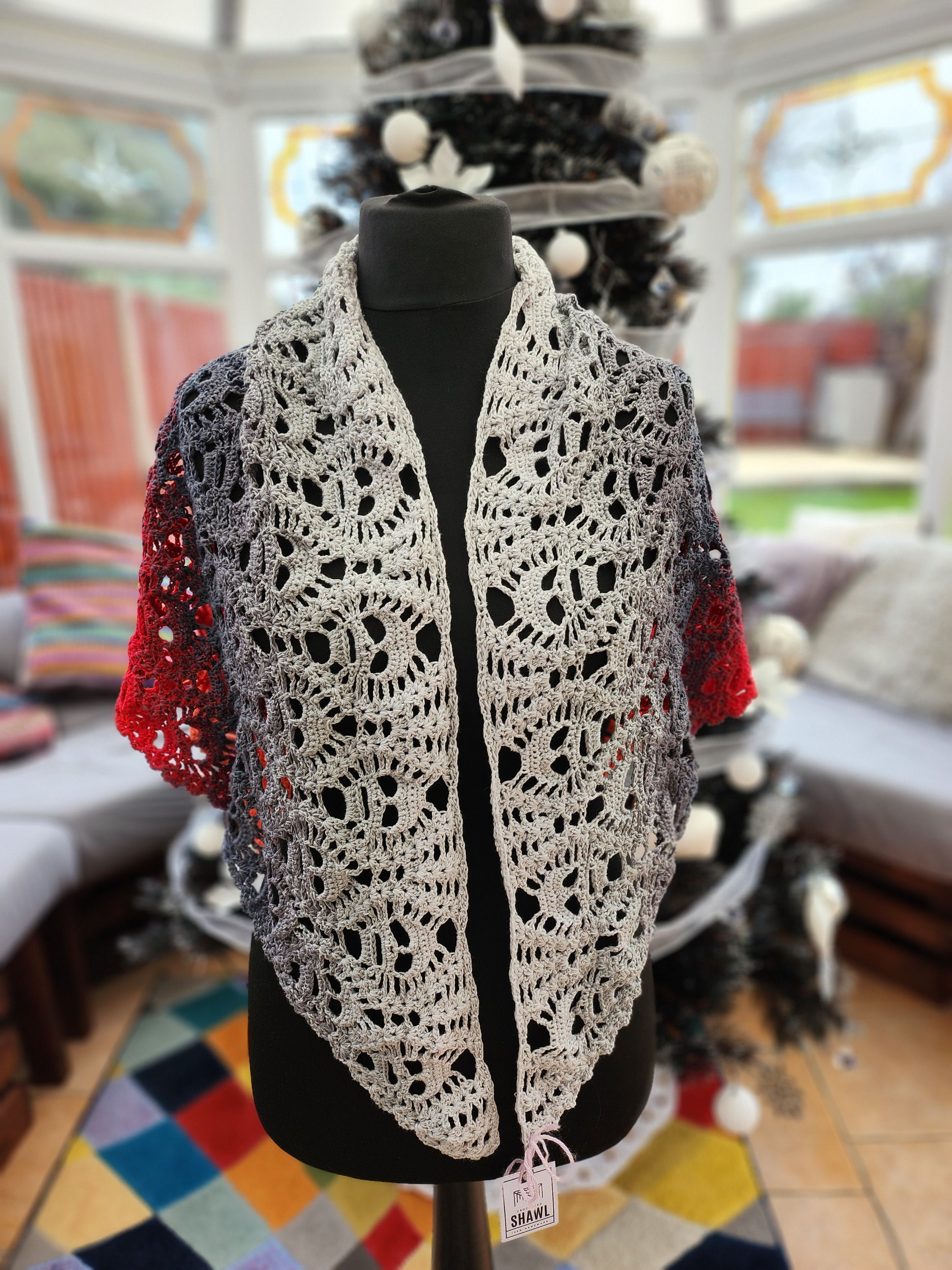 Skull Shawl, Shawl, Scarf, Goth Shawl, Goth Scarf, Wrap - Etsy