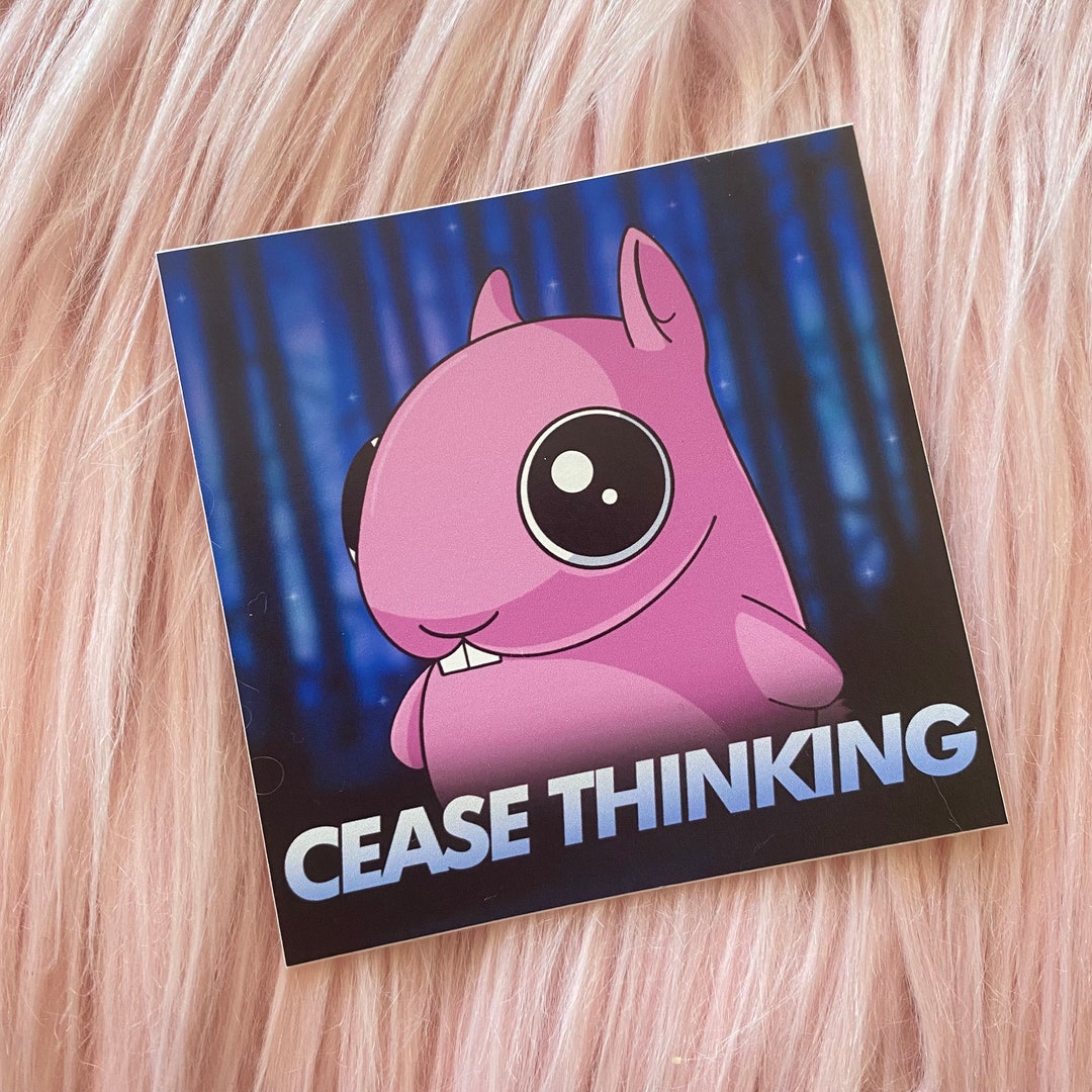 Cease Thinking Neopets Meepit Sticker - Etsy
