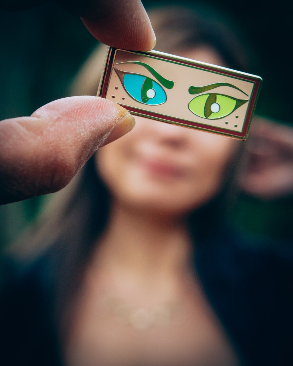 Catra's Eyes Glow in the Dark Enamel Pin Hey Adora Catra - Etsy