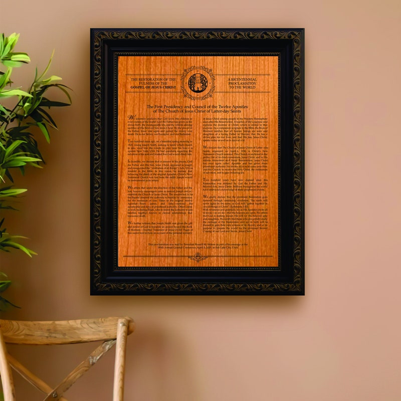 Restoration Proclamation - Etsy