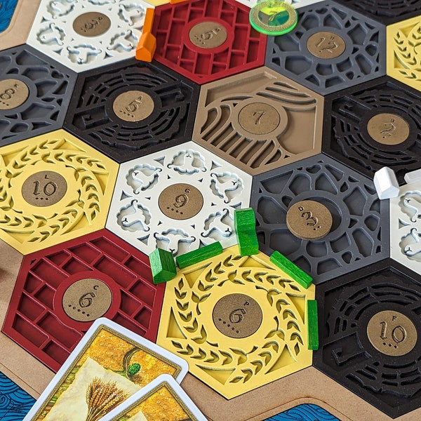 Custom Catan Board - Etsy