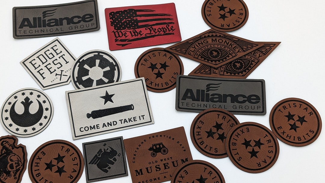 Custom Iron-on Hat or Shirt Patch. Custom Logo, Message and Shapes, Lots of Colors, and Endless ...