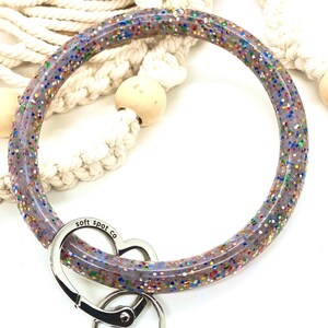 Keychain Bracelet | Silicone Key Ring | Key Loop | Silicone Bangle ...