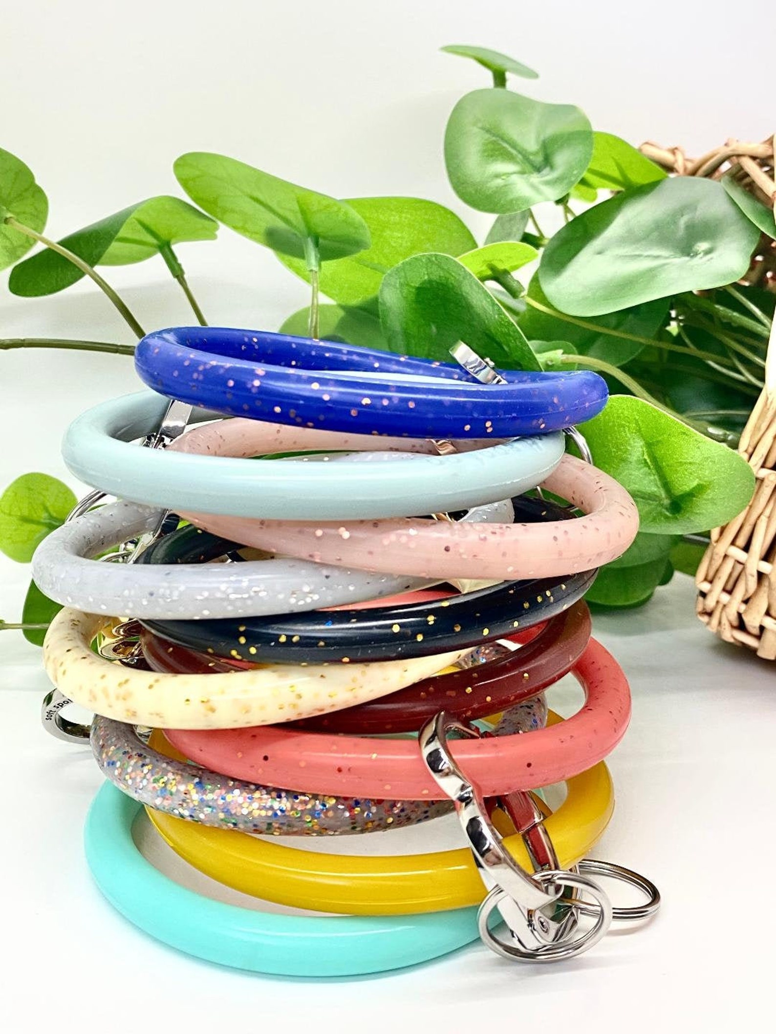 Keychain Bracelet Silicone Key Ring Key Loop Silicone - Etsy