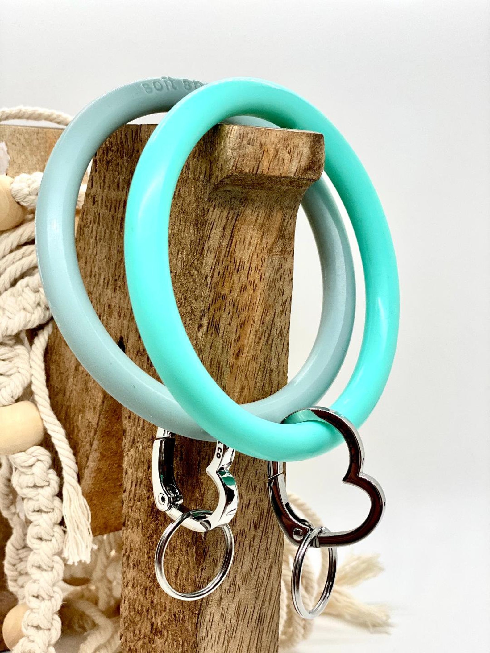 Keychain Bracelet Silicone Key Ring Key Loop Silicone - Etsy