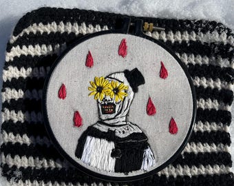 Embroidered Art the Clown, Terrifier Movie Embroidery - Etsy