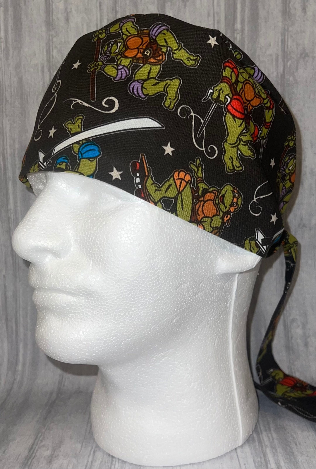 Surgical/scrub Cap With Ties in Back - Teenage Mutant Ninja Turtles ...
