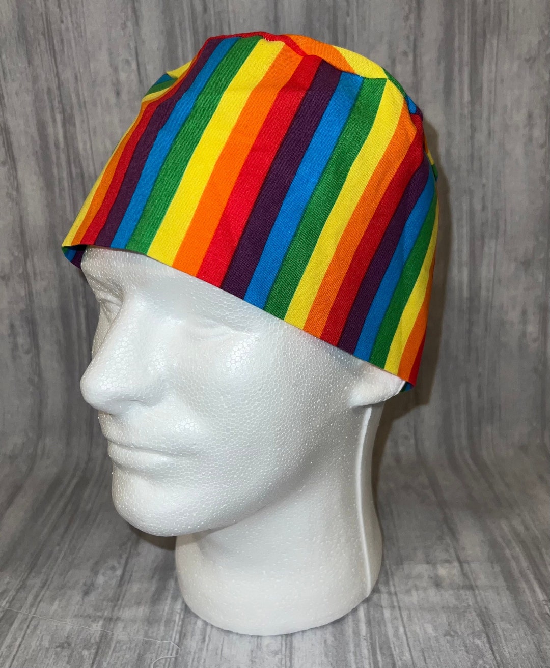 Surgical/scrub Cap With Ties in Back - LGBTQ Pride Flag - Etsy