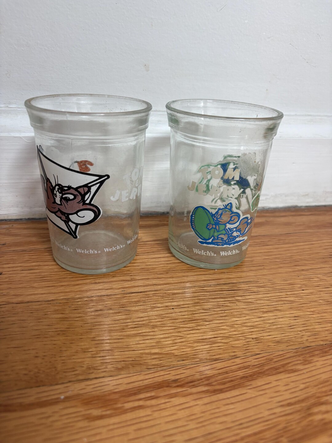 Vintage 1991 Welch's Tom & Jerry Jelly Glass Cup 4 Inch - Etsy