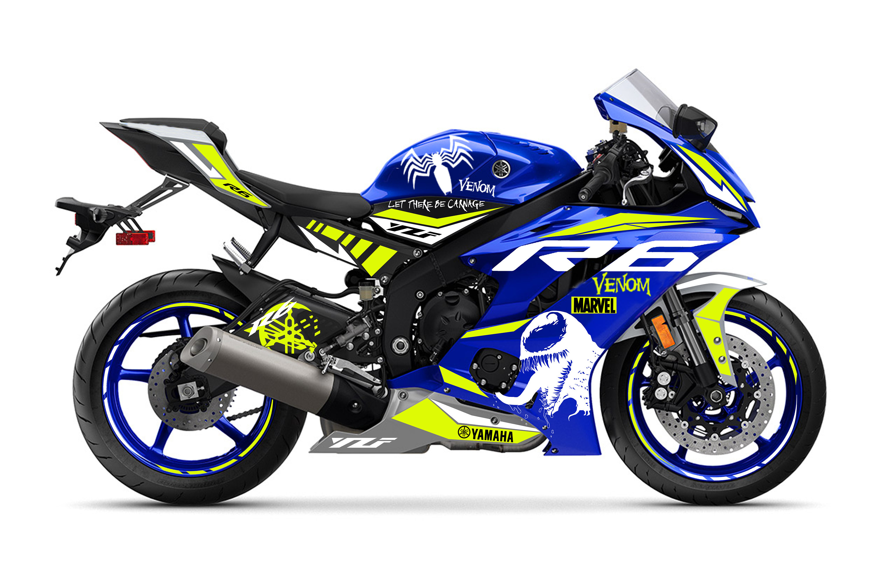Full Graphic Vinyl Decals for Yamaha R6 2017-2020 Graphic Kit - Etsy