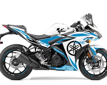 Yamaha R3 Decals Kit | Etsy