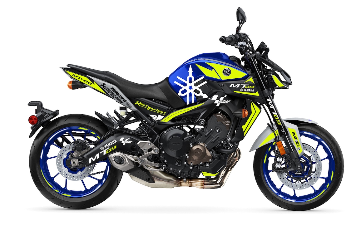 Full Graphic Vinyl Decals for Yamaha MT-09 2017-2020 Graphic | Etsy