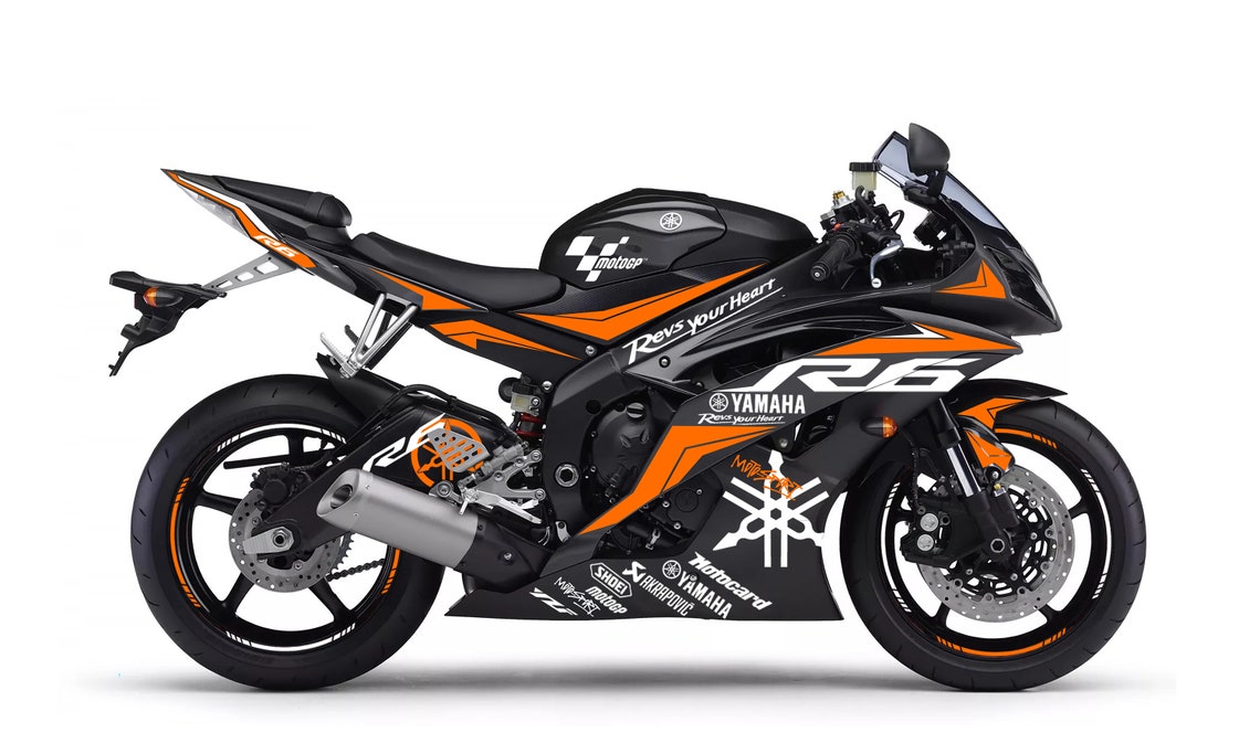 Full Graphic Vinyl Decals for Yamaha R6 2008-2016 Graphic Kit | Etsy