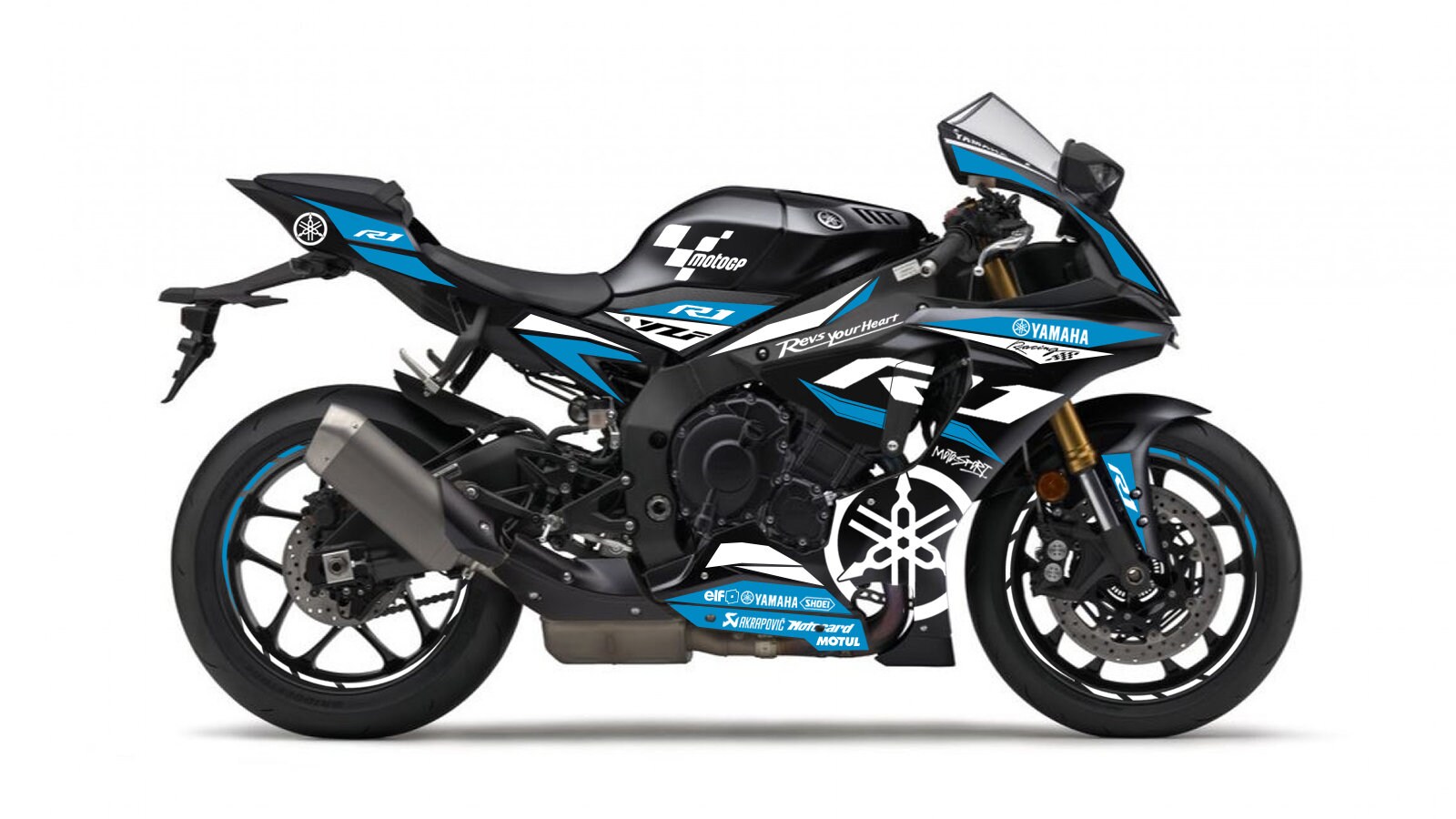 Full Graphic Vinyl Decals for Yamaha R1 2015-2019 Graphic kit | Etsy