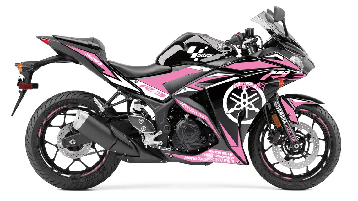Yamaha R3 2015-2018 Graphic Decals Kit motosport | Etsy
