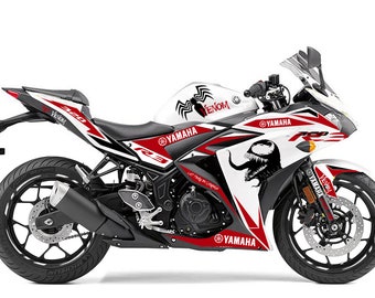 Yamaha R3 Decals Kit | Etsy