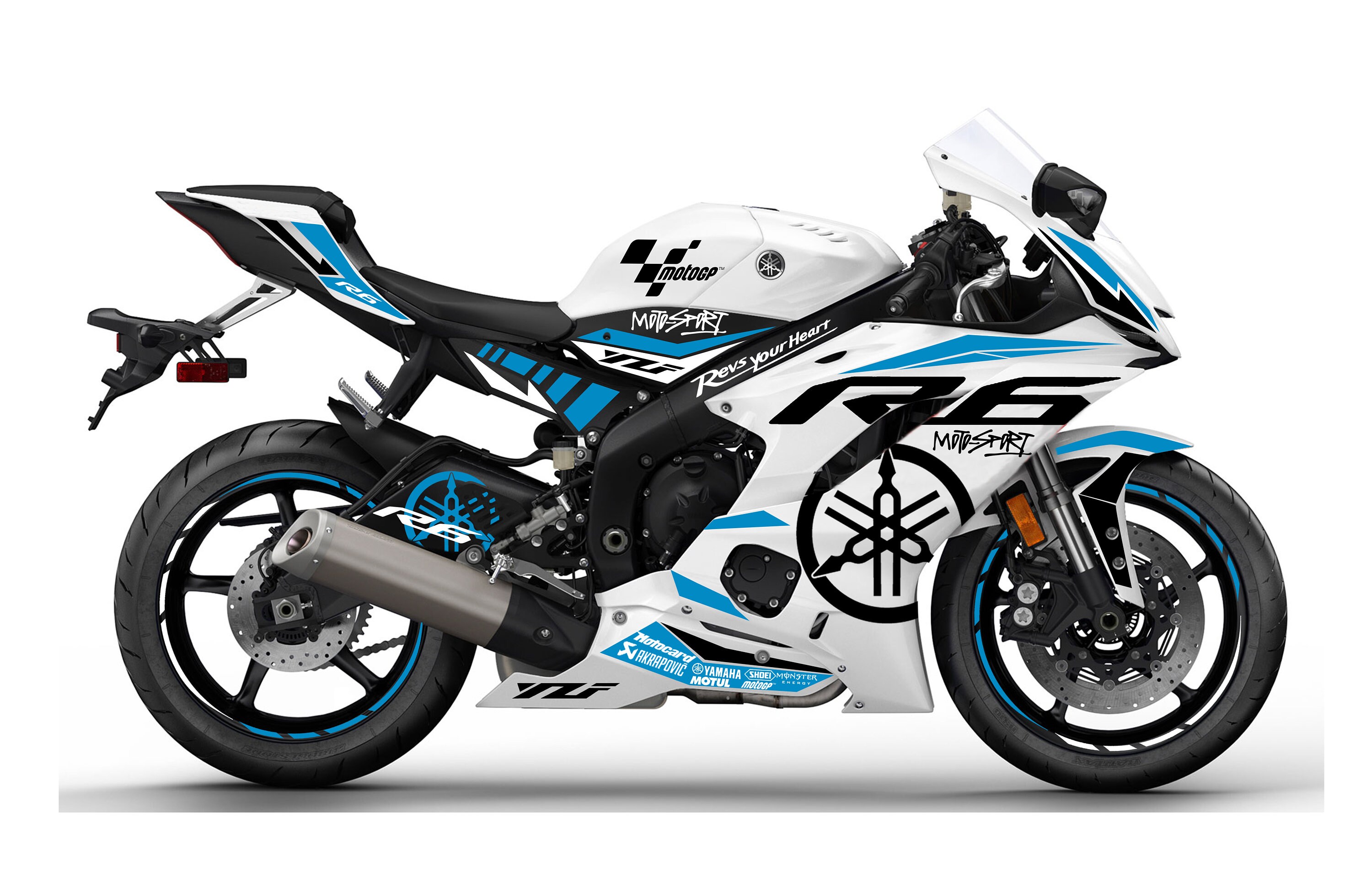 Full Graphic Vinyl Decals for Yamaha R6 2017-2020 Graphic Kit - Etsy