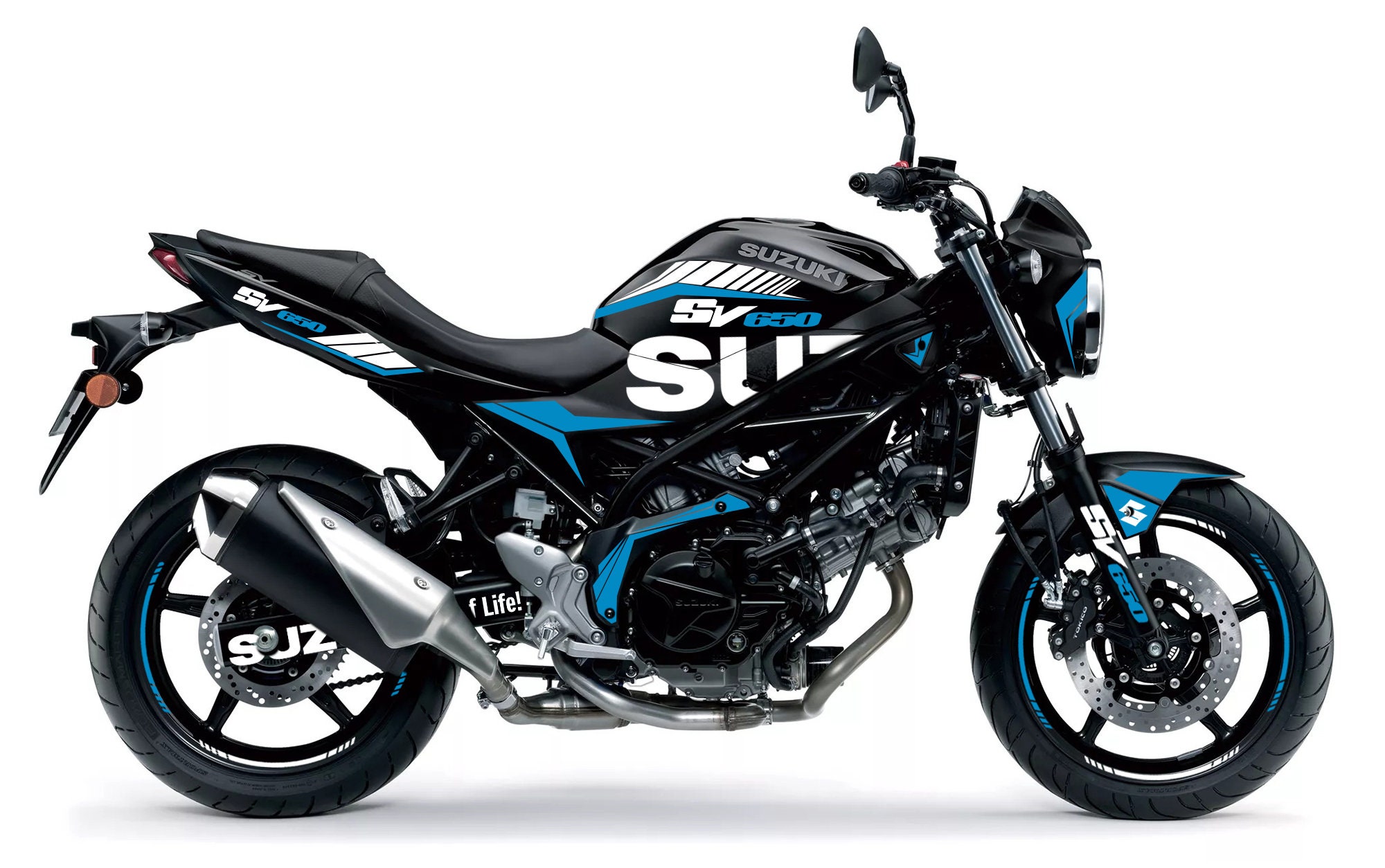 Full Graphic Vinyl Decals for Suzuki SV650 2016-2021 Graphic | Etsy
