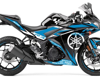Yamaha R3 Decals Kit | Etsy