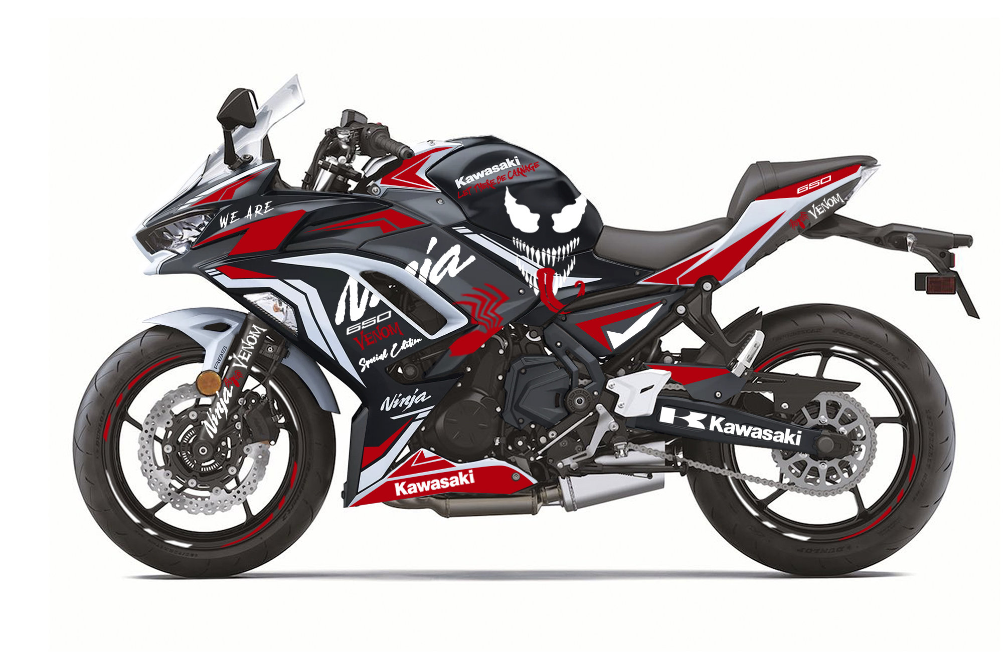 Full Graphic Vinyl Decals for Kawasaki Ninja 650 SE 2020 - Etsy