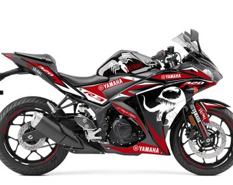 Yamaha R3 Stickers - Etsy
