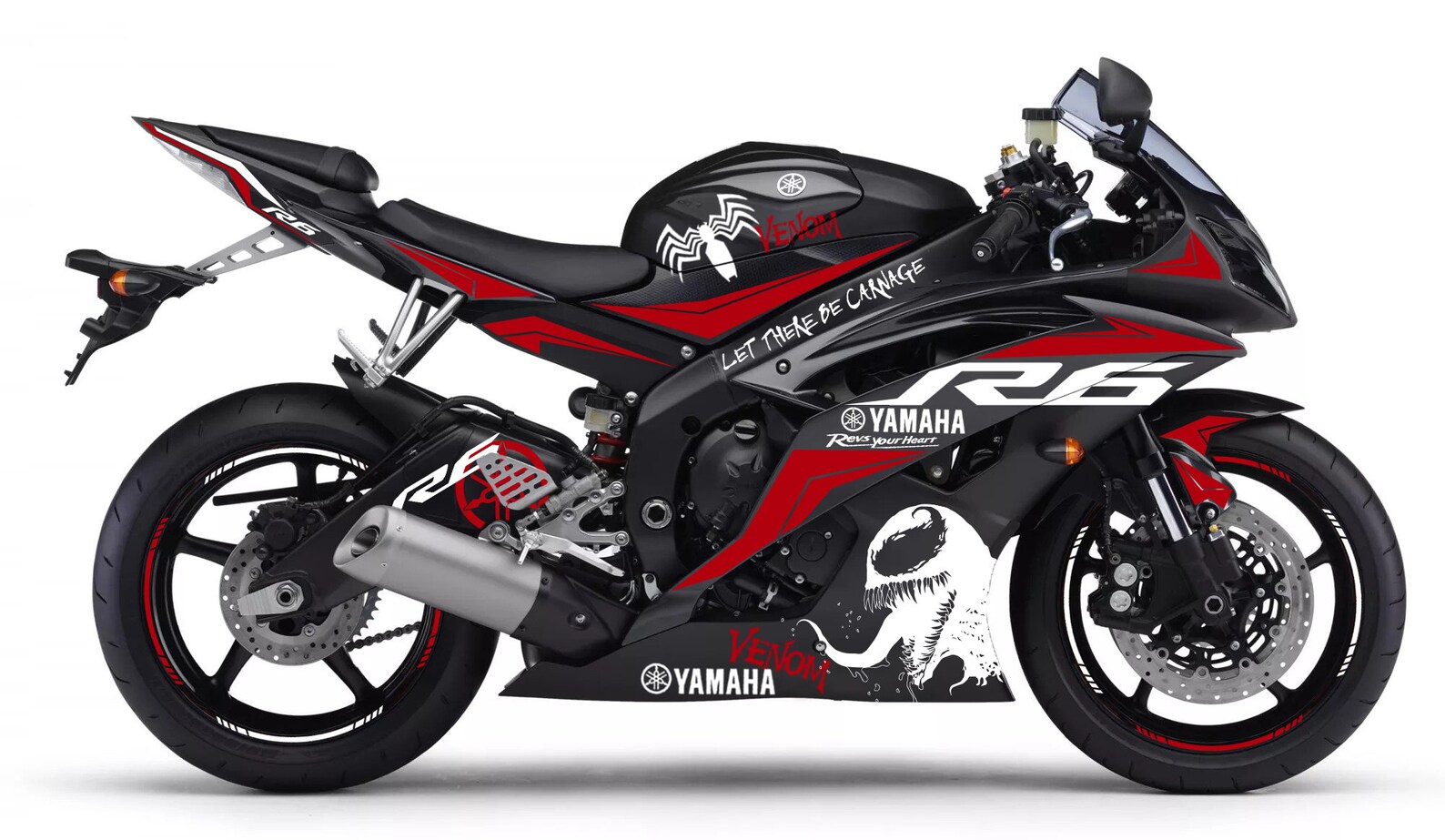 Full Graphic Vinyl Decals for Yamaha R6 2008-2016 Graphic Kit | Etsy