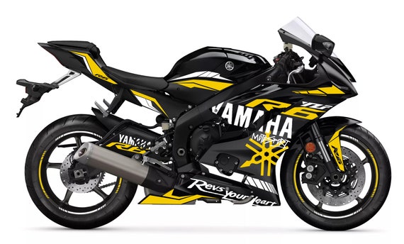 Full Graphic Vinyl Decals for Yamaha R6 2017-2020 Graphic Kit | Etsy