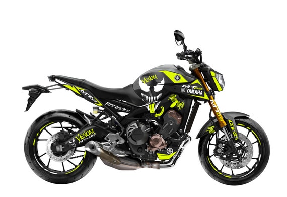 Full Graphic Vinyl Decals for Yamaha MT-09 2014-2016 Graphic kit Venom ...