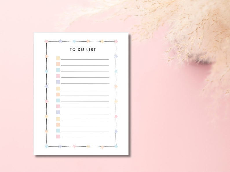 Instant Download to Do List Editable Printable to Do List Organization ...
