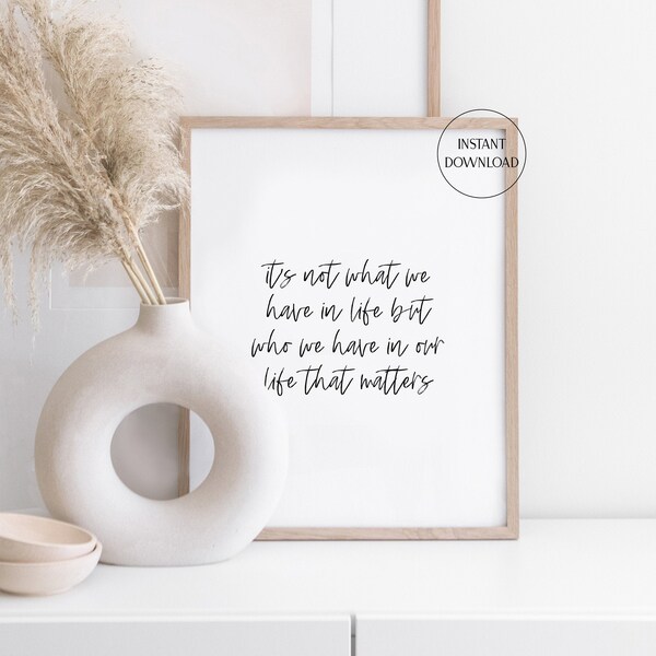 Life Quote Print - Etsy